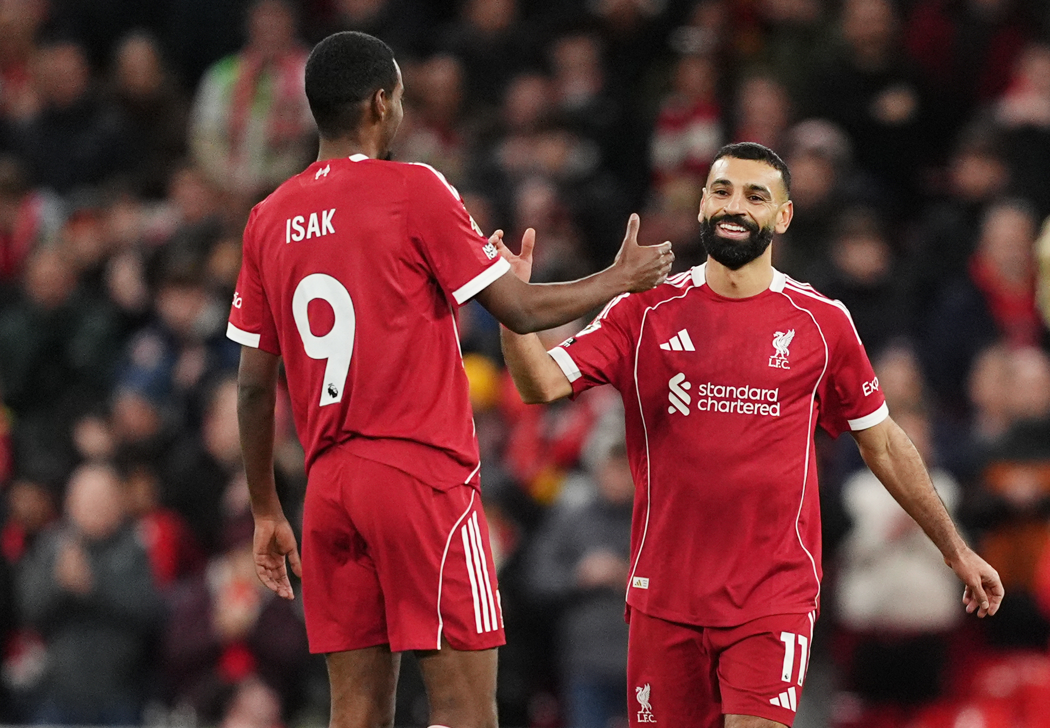 Liverpool boss Arne Slot happy to have Mohamed Salah back next week