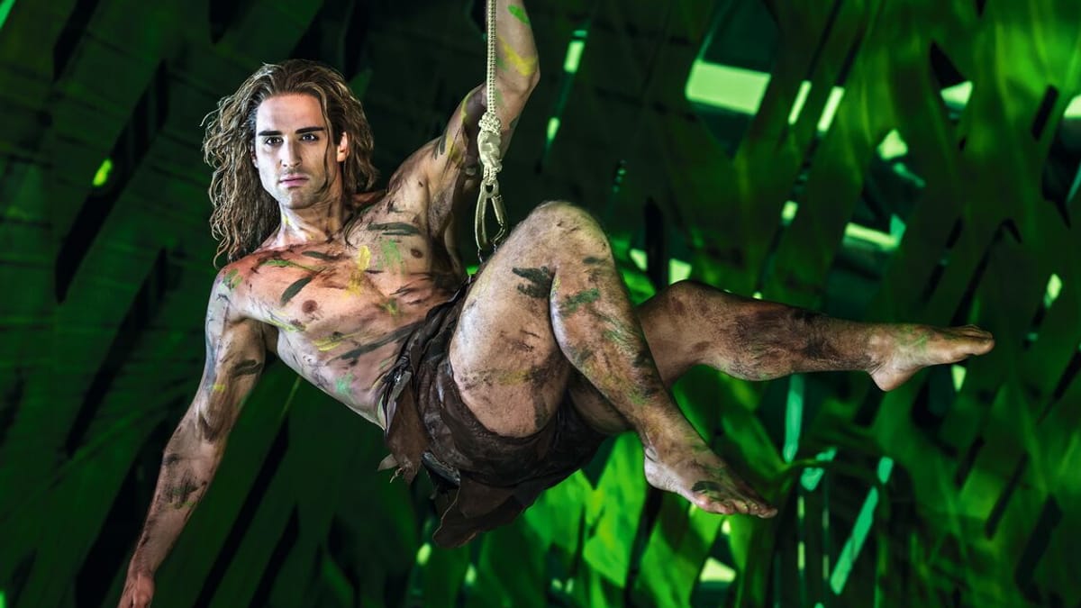 Neuer Tarzan schwingt sich über die Bühne