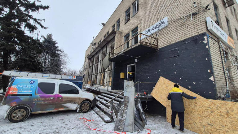 Russians attack postal vehicle in Sumy Oblast and post office in ...