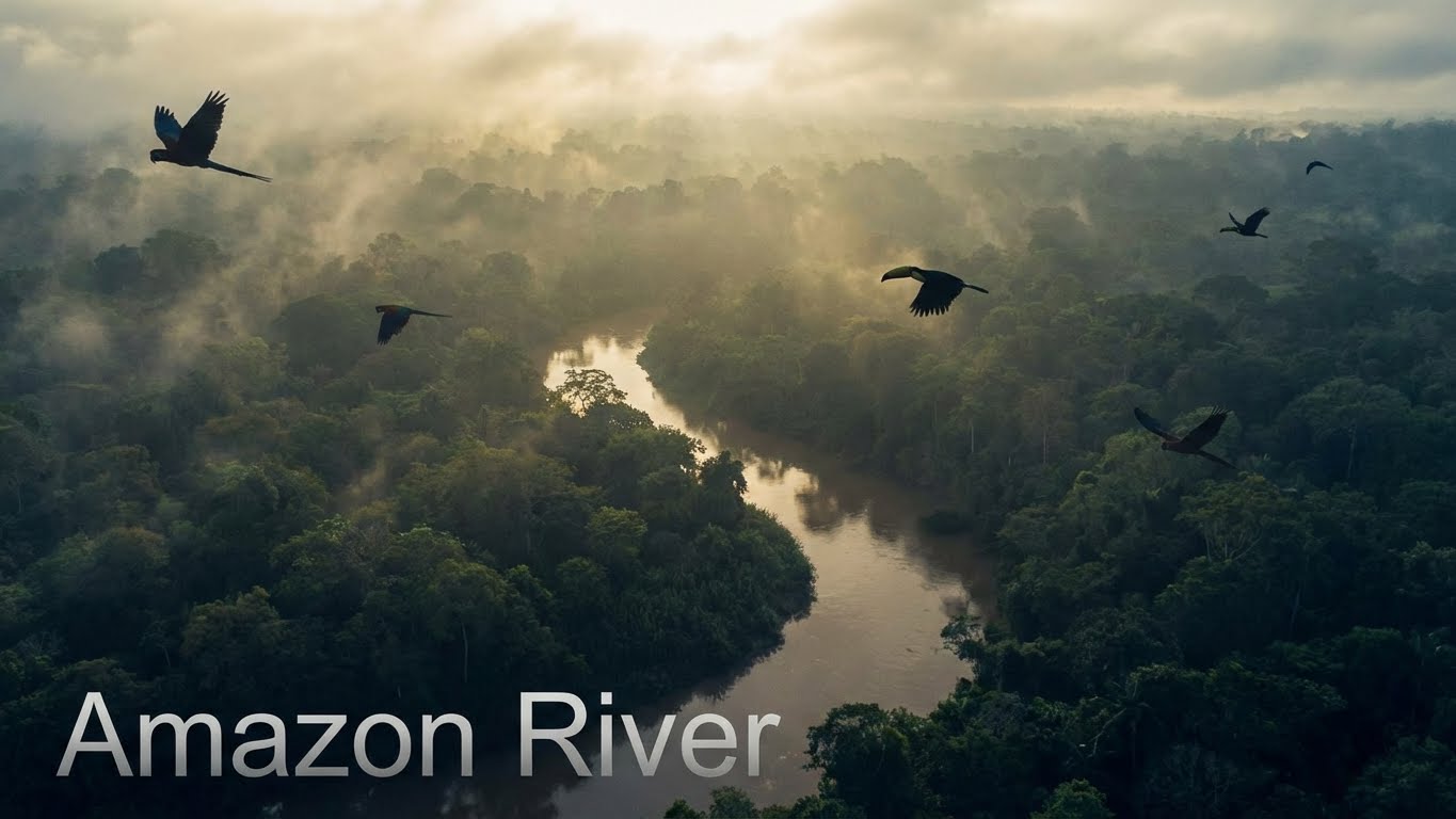 The Amazon River that sustains the planet’s most diverse rainforest