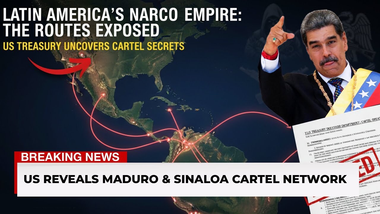 US Treasury reveals Maduro drug network linked to the Sinaloa Cartel