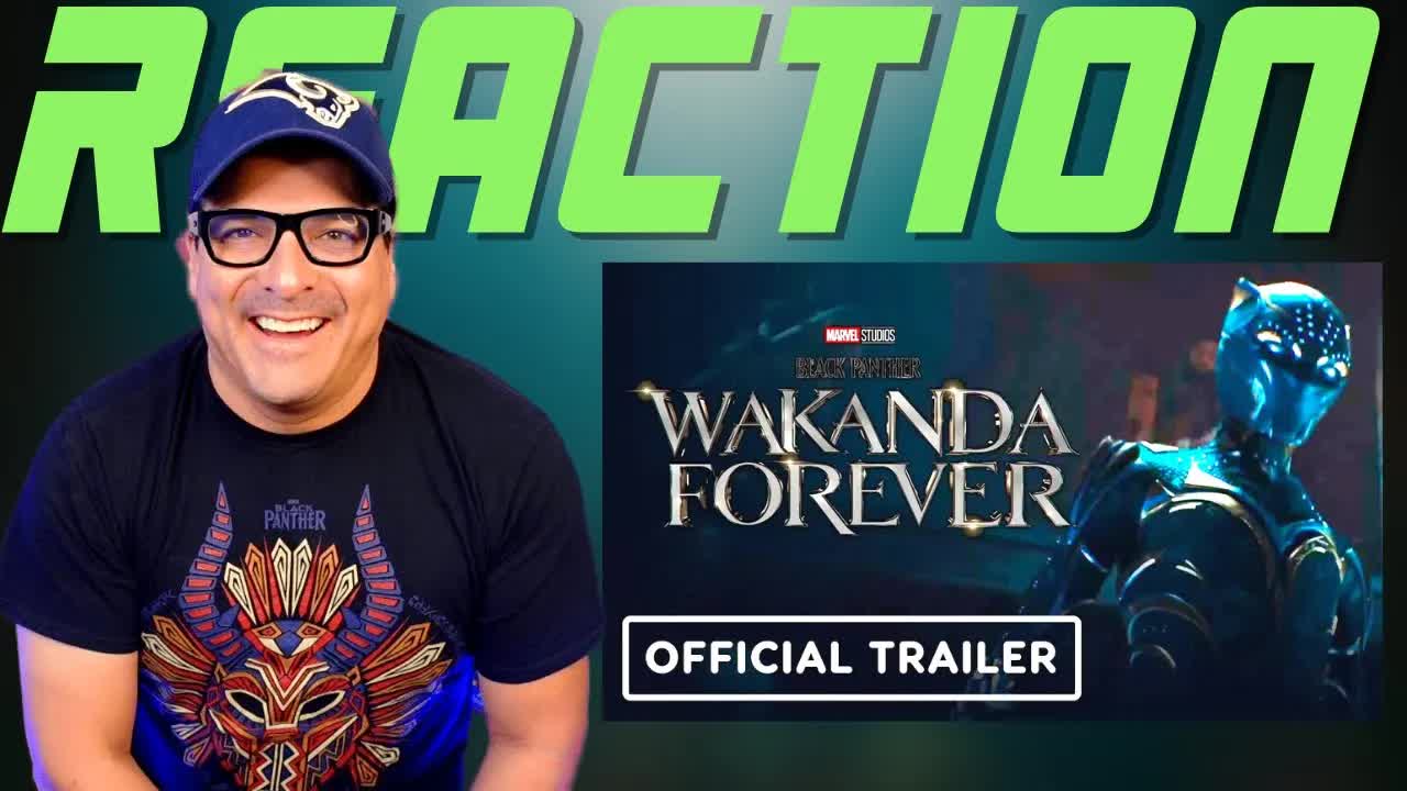 Black Panther Wakanda Forever | Official trailer reaction | Marvel ...
