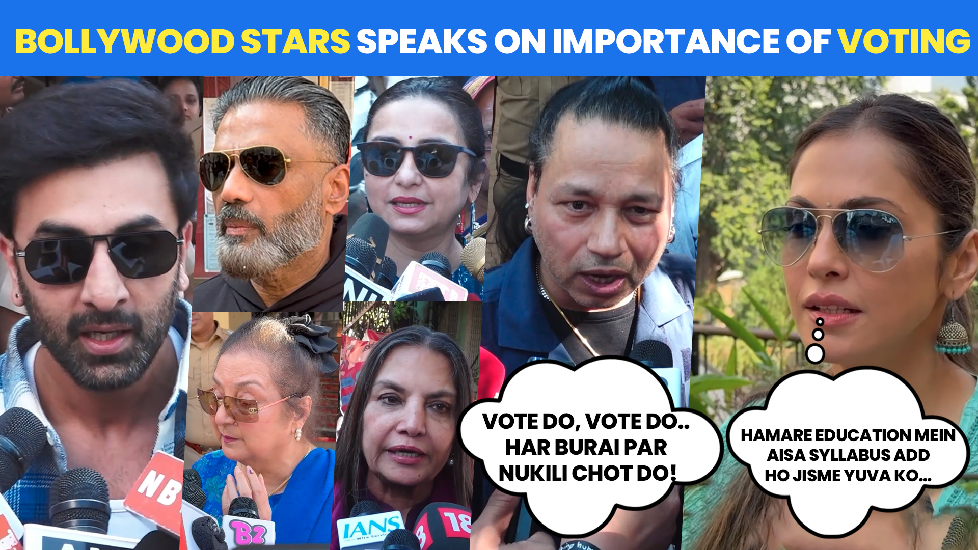Bollywood celebs voice opinions and speak up on key civic issues | BMC ...