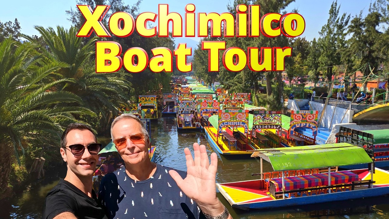 The "Venice" of Mexico City! Boat tour through Xochimilco's canals!