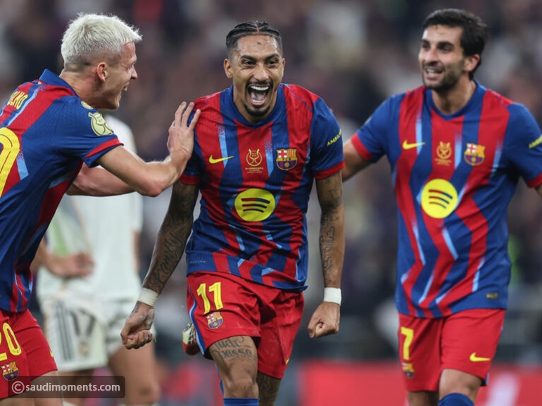 Spanish Super Cup final: Barcelona triumphs over Real Madrid