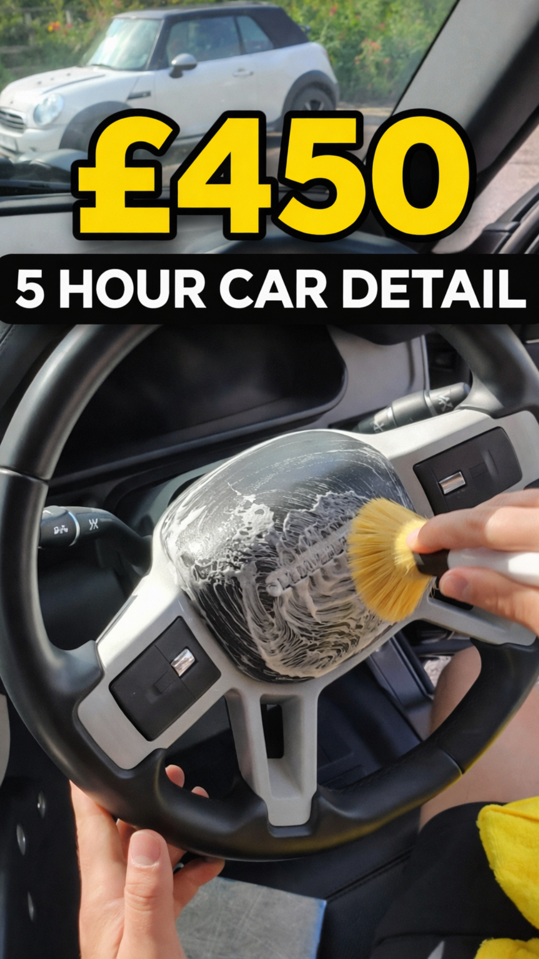 £450 5 hour car detail - full professional deep clean