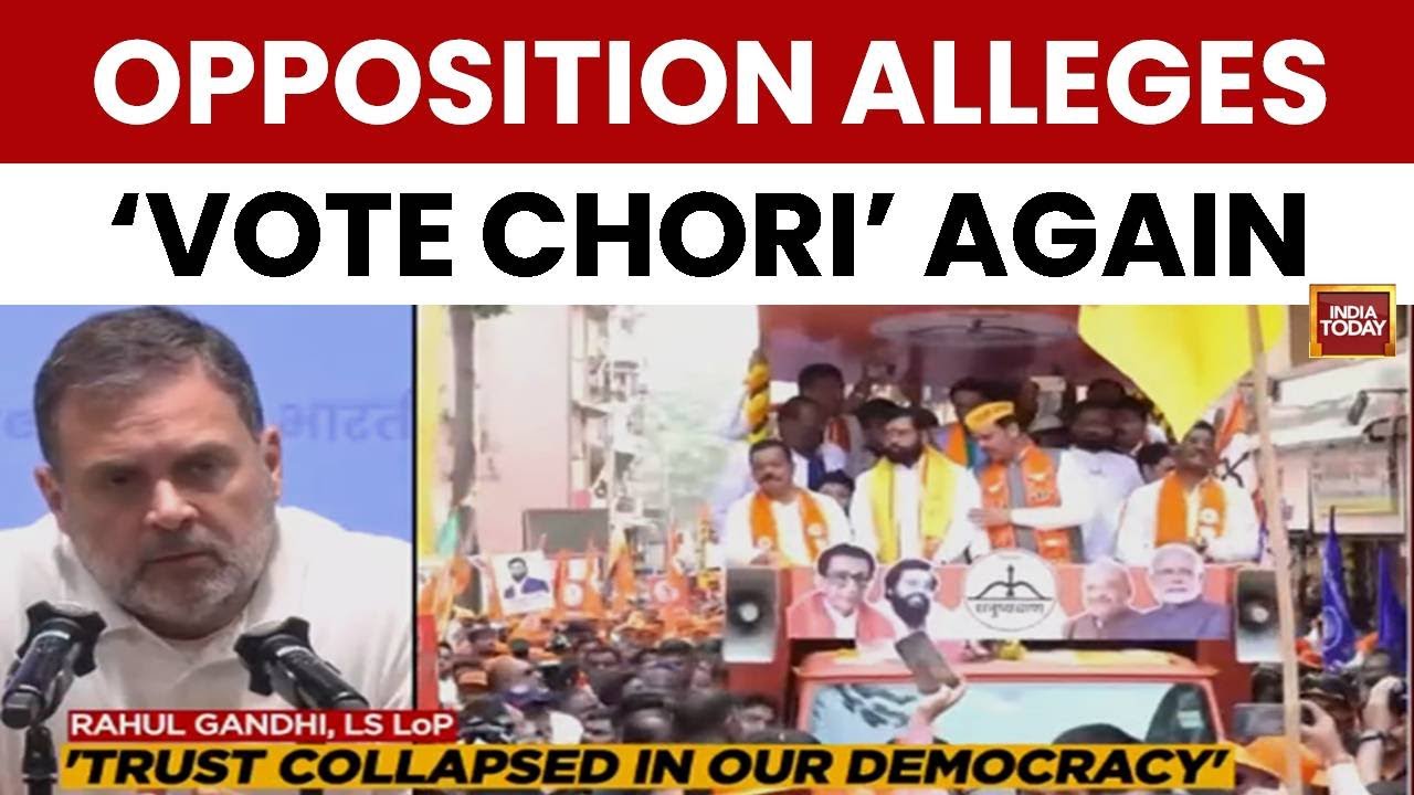 BMC polls: Opposition alleges 'vote chori' as BJP slams Rahul Gandhi's ...