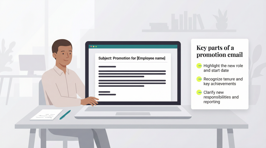 What to include in a promotion letter