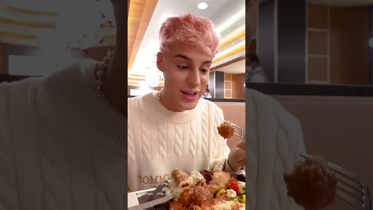 European visits an all you can eat buffet in Europe