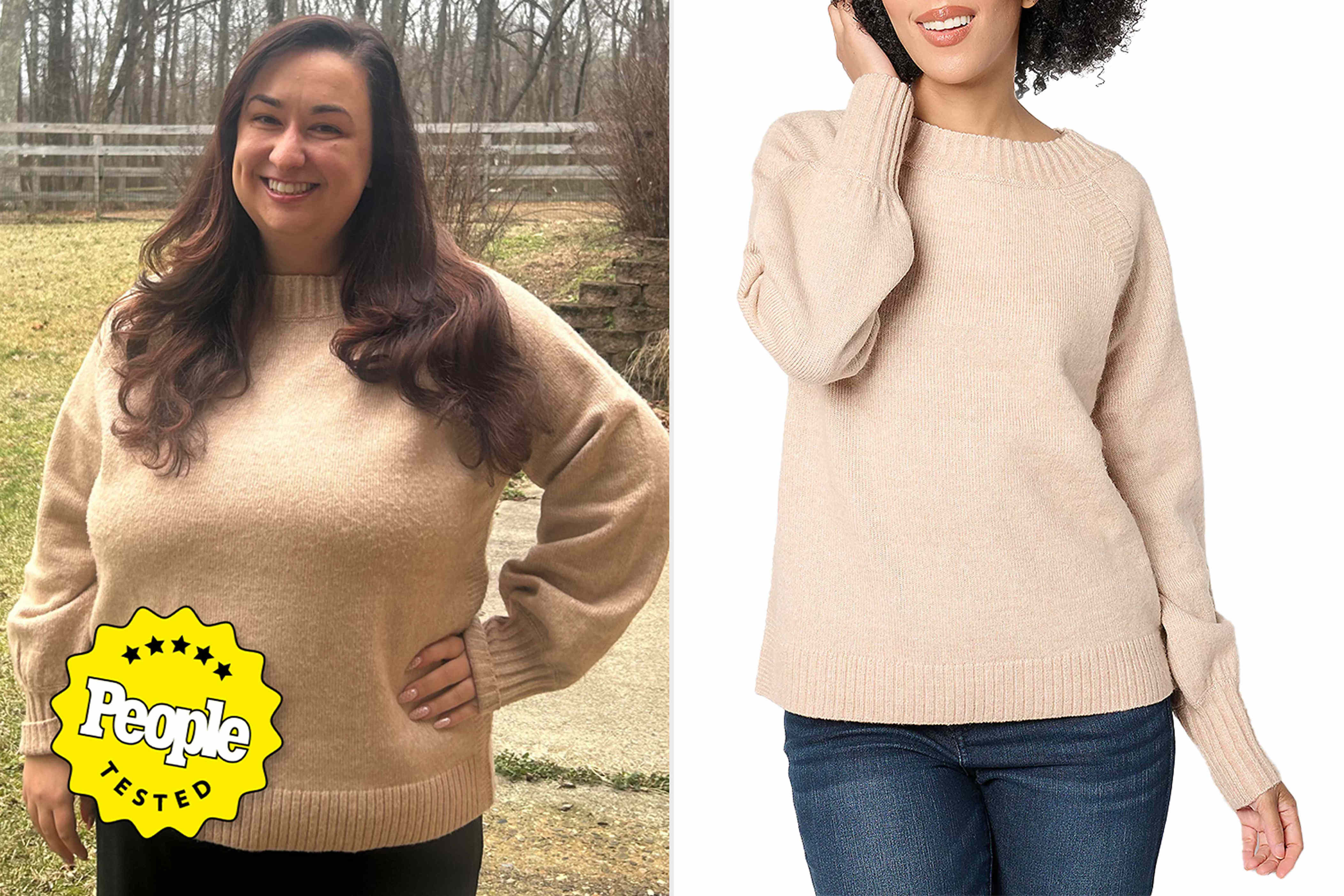 Jennie Garth convinced me to try this rich-looking sweater that's ...