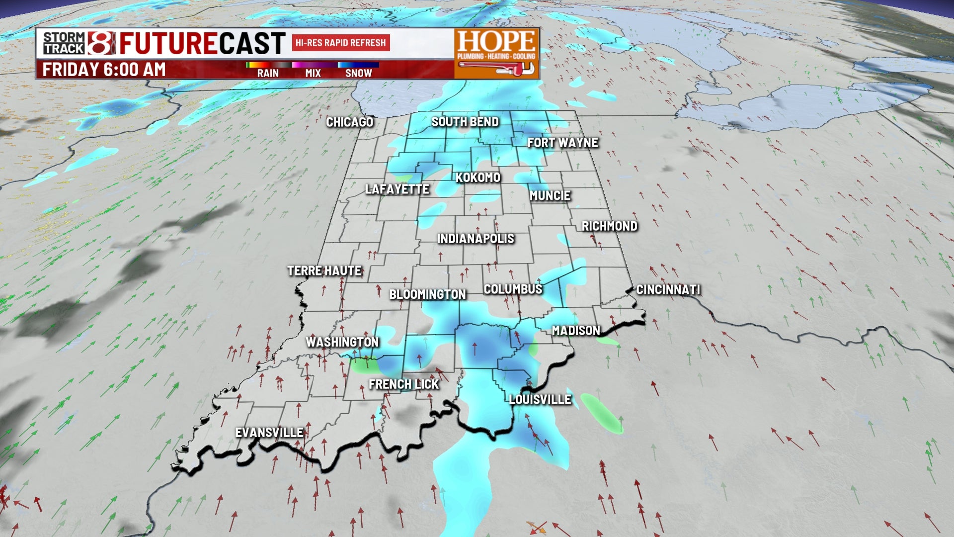 Arctic air to bring frigid temperatures and scattered snow showers ...