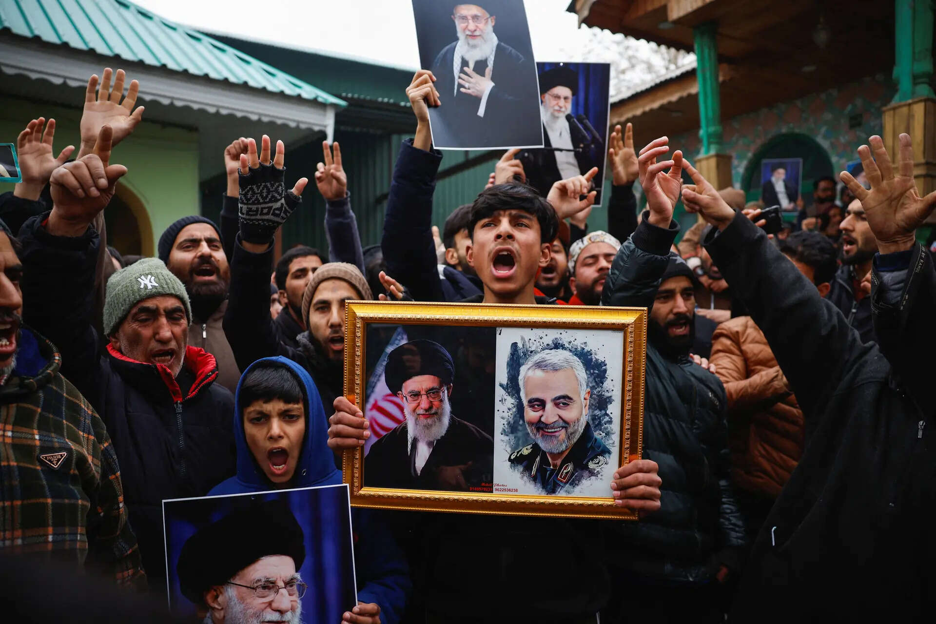 Pro-Iran rallies taken out in Kashmir, slogans raised against US, Israel