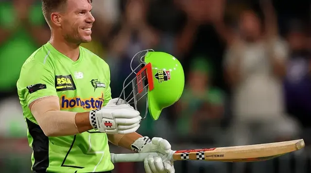 David Warner rewrites records with another big BBL knock against Sixers