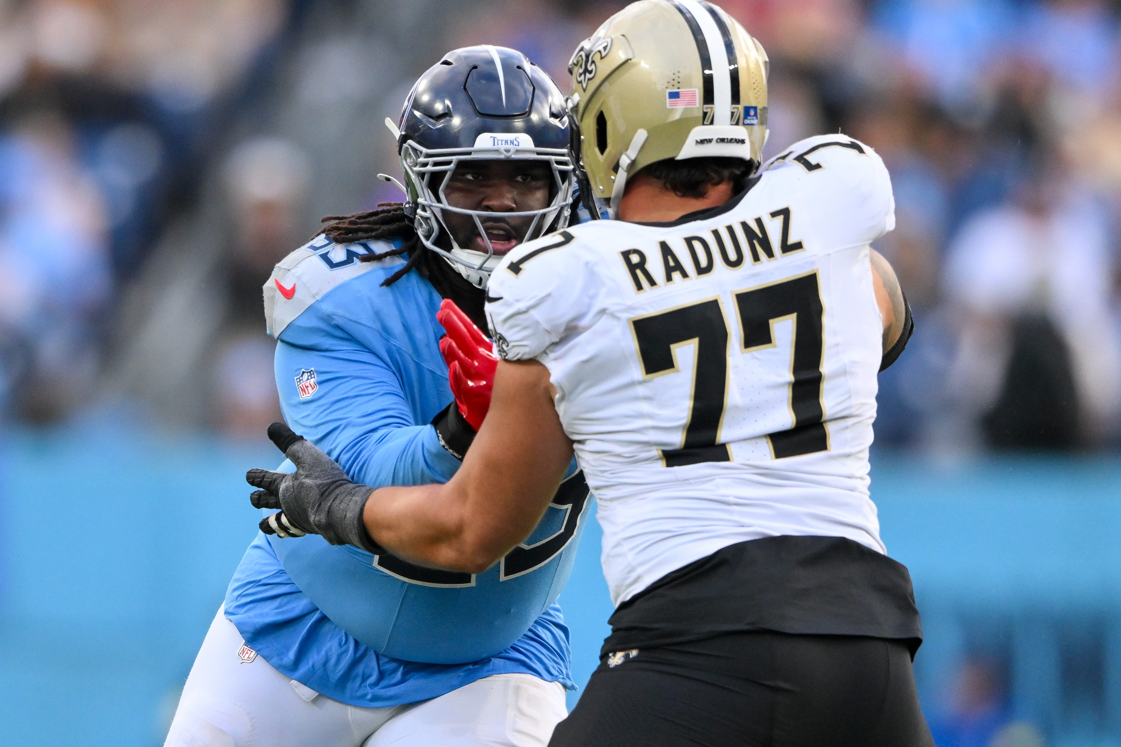 Saints re-sign offensive lineman Dillon Radunz to two-year deal