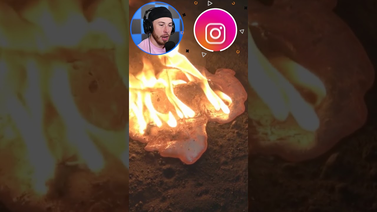 How smartphones behave when exposed to molten rock