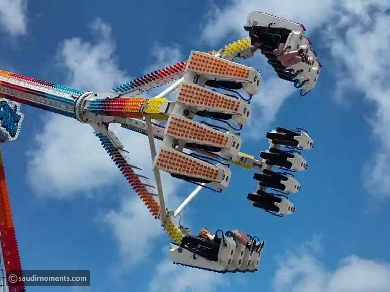 Swing ride malfunctions at Tabuk amusement park, two girls injured