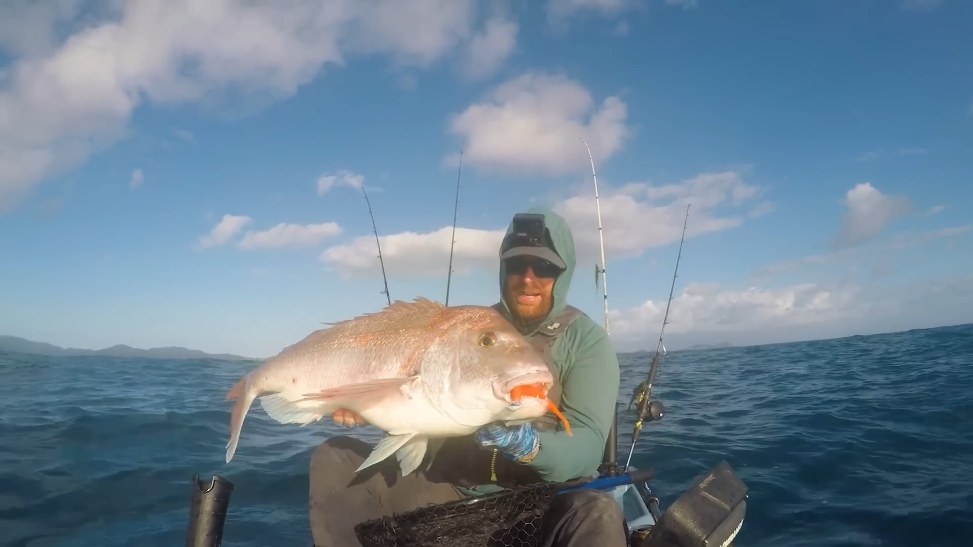 I thought it was something else – then a giant snapper appeared