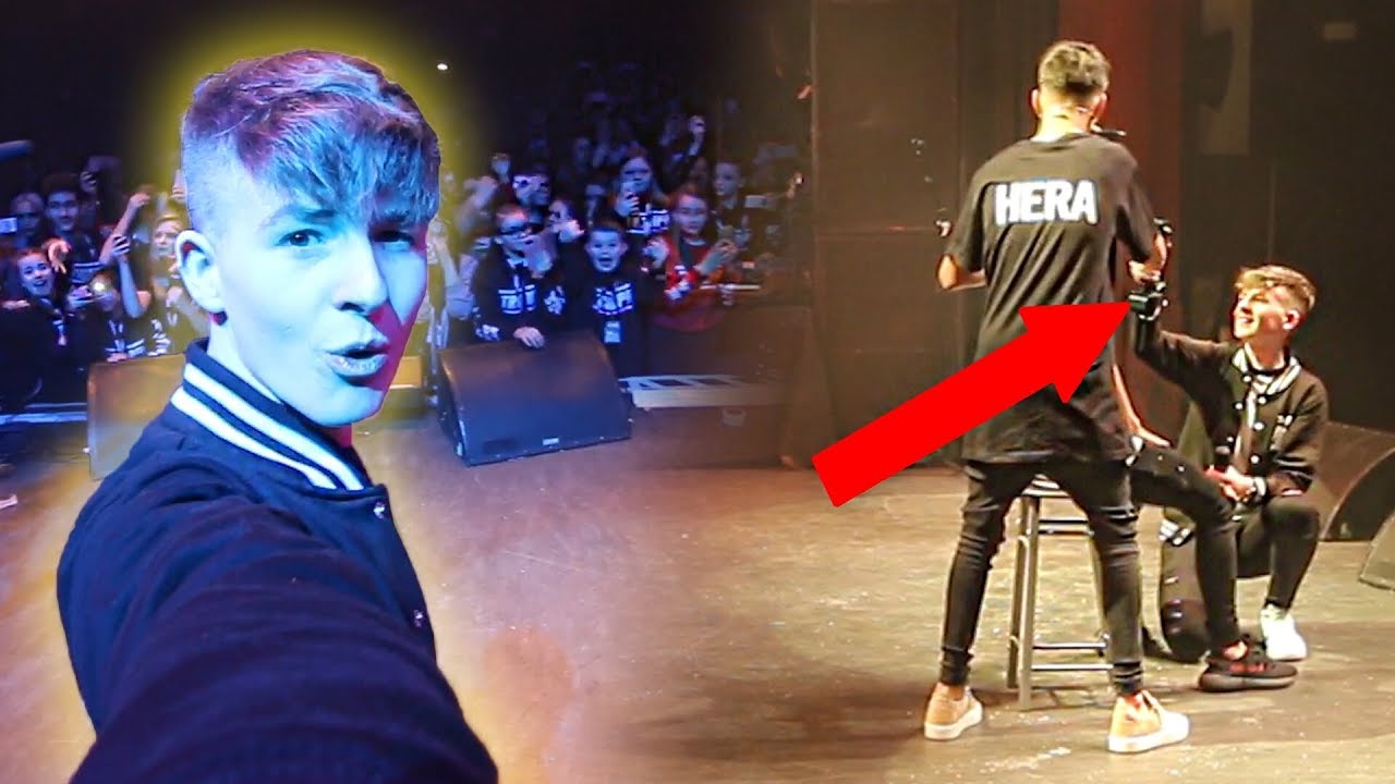 I nearly kill him during a live stage performance