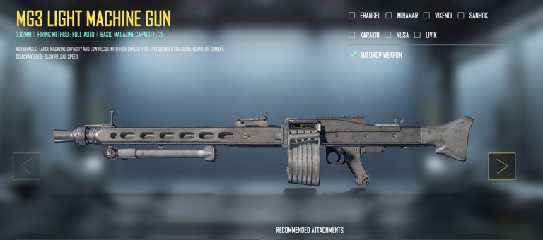 PUBG Mobile LMG tier list (2026): All light machine guns, ranked