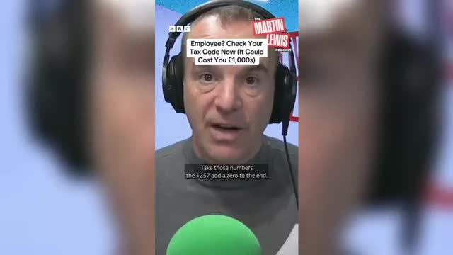 Martin Lewis issues tax code warning to millions of workers