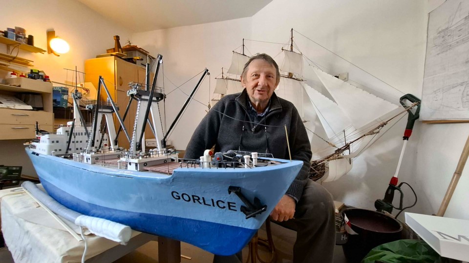 MS Gorlice gotowy do wypłynięcia. To model jedynego okrętu w historii ...