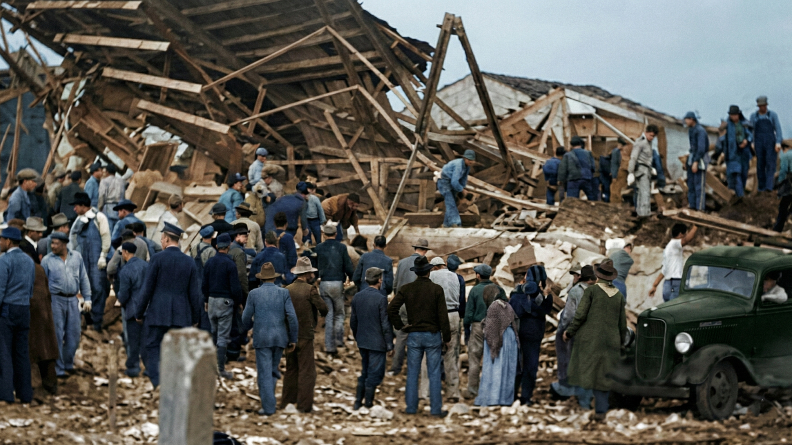 They didn’t smell it coming - then the school exploded