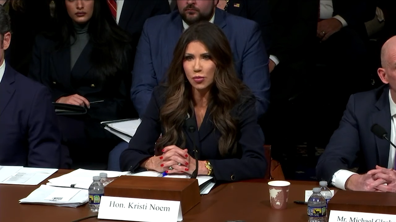 'You have violated the law': Kristi Noem sits in silence as Bennie ...