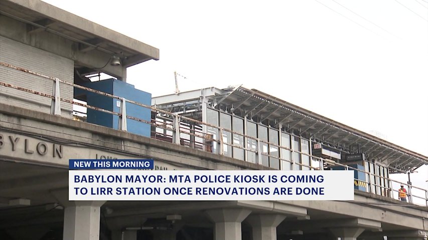 Babylon LIRR station getting MTA police kiosk