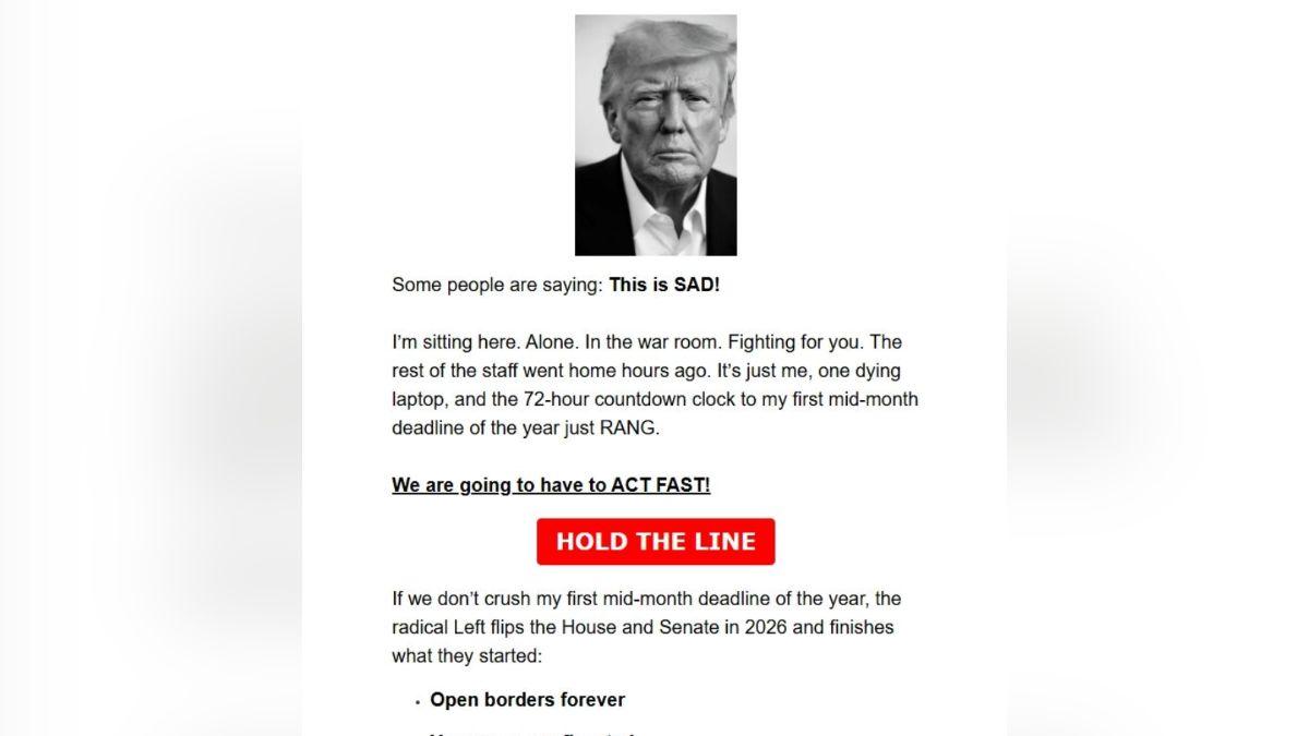 Donald Trump mocked for sending 'creepy' email to his supporters about ...