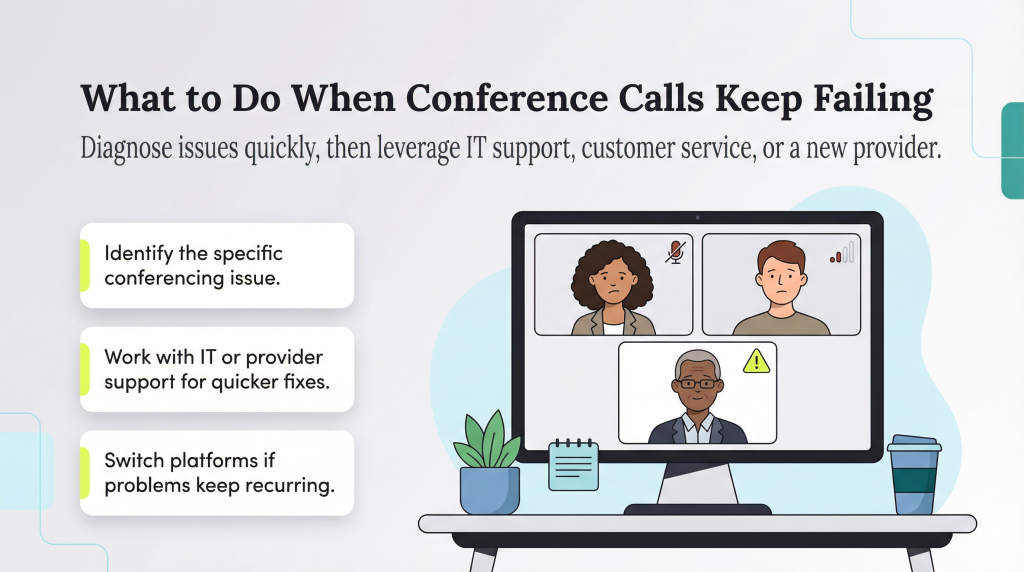 Common conference call issues and their solutions