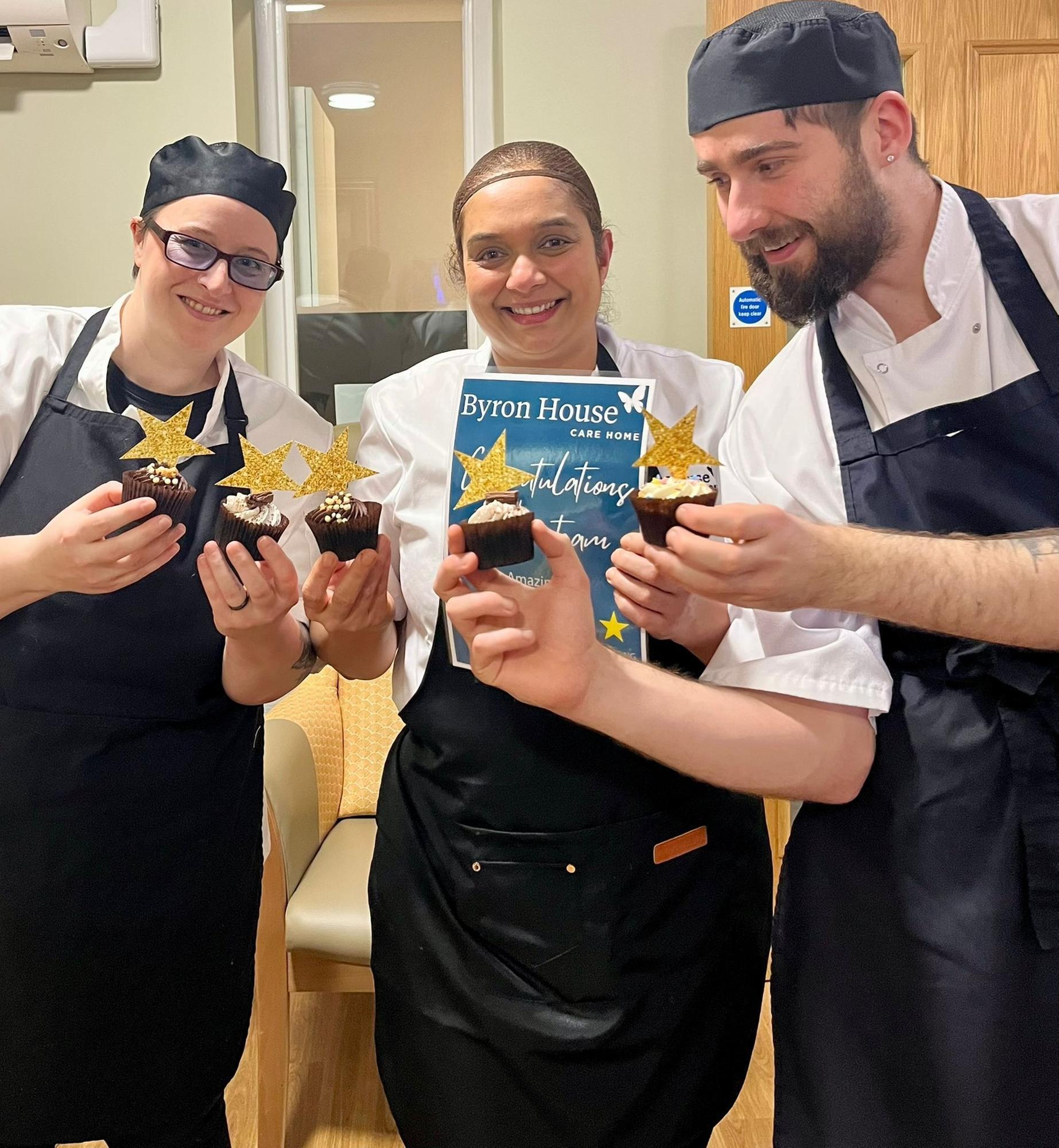 Byron House care home celebrates five-star food hygiene success