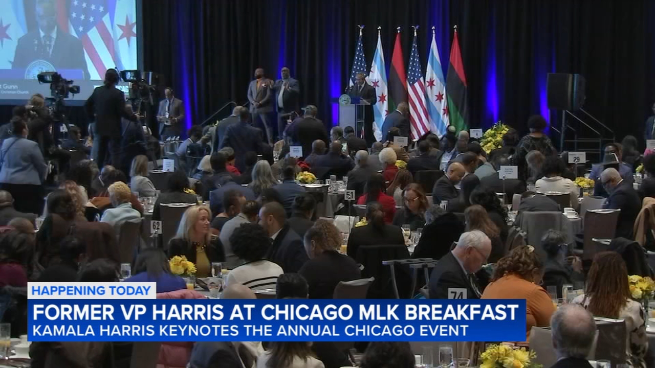 Former VP Kamala Harris joins interfaith breakfast in Chicago honoring ...