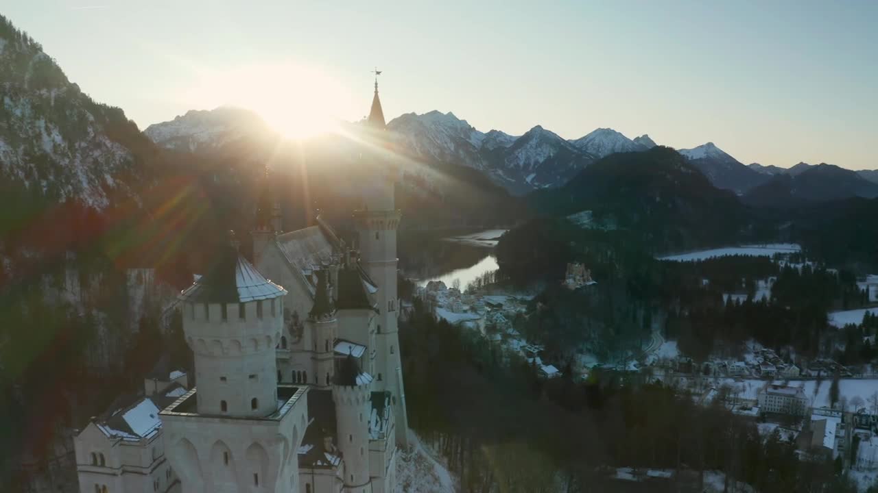 Neuschwanstein Castle, Germany: Drone tour of Disney's inspiration