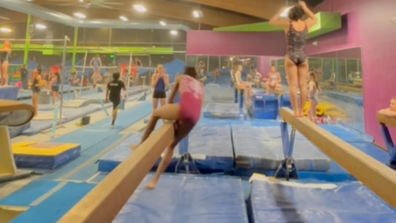 'Bam!... I mean beam!' - Young gymnasts face hilarious and dramatic ...