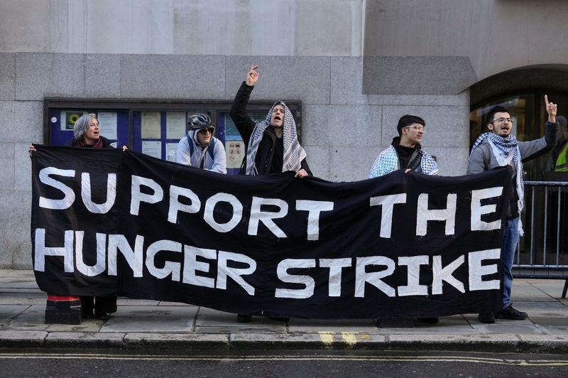 Five pro-Palestinian activists plead not guilty over UK military base ...