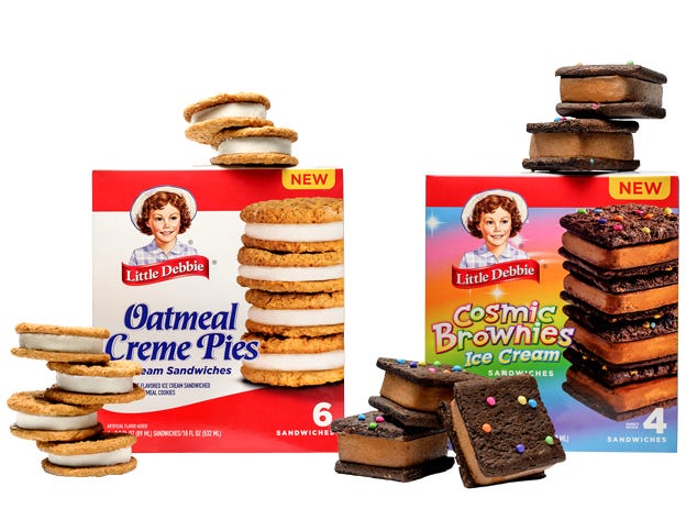 Oatmeal creme pies ice cream sandwiches are here. Where to buy them