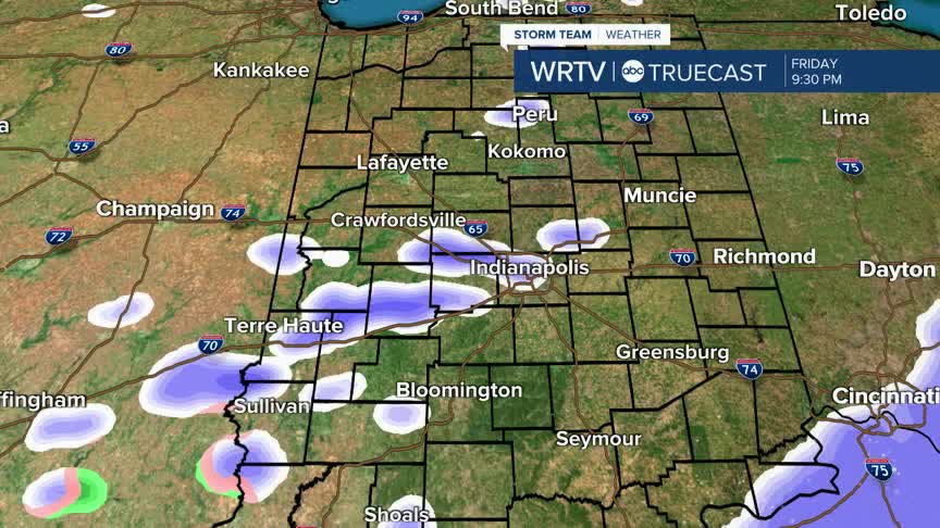 Snow returns Friday evening