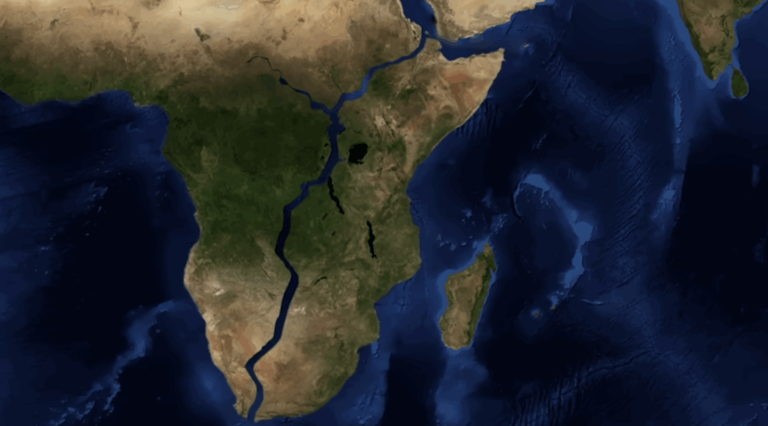How the African continent is slowly splitting apart
