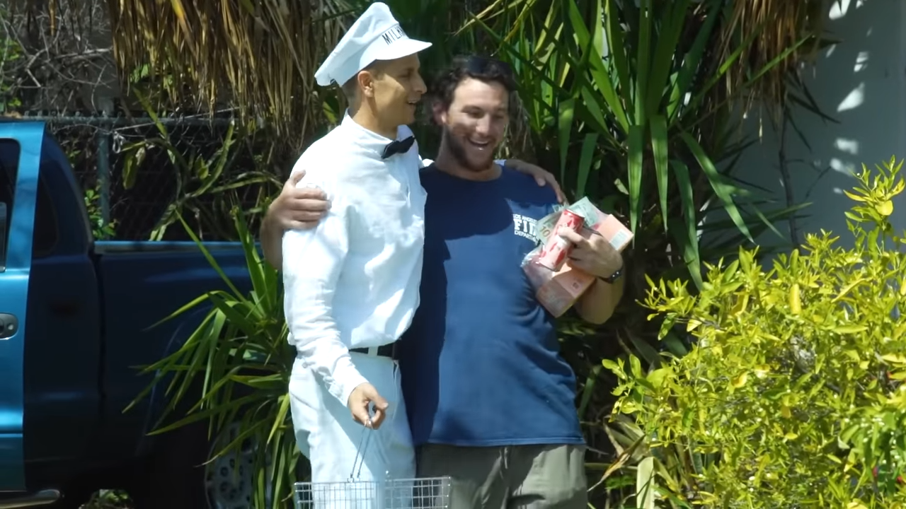 Milkman made people's day