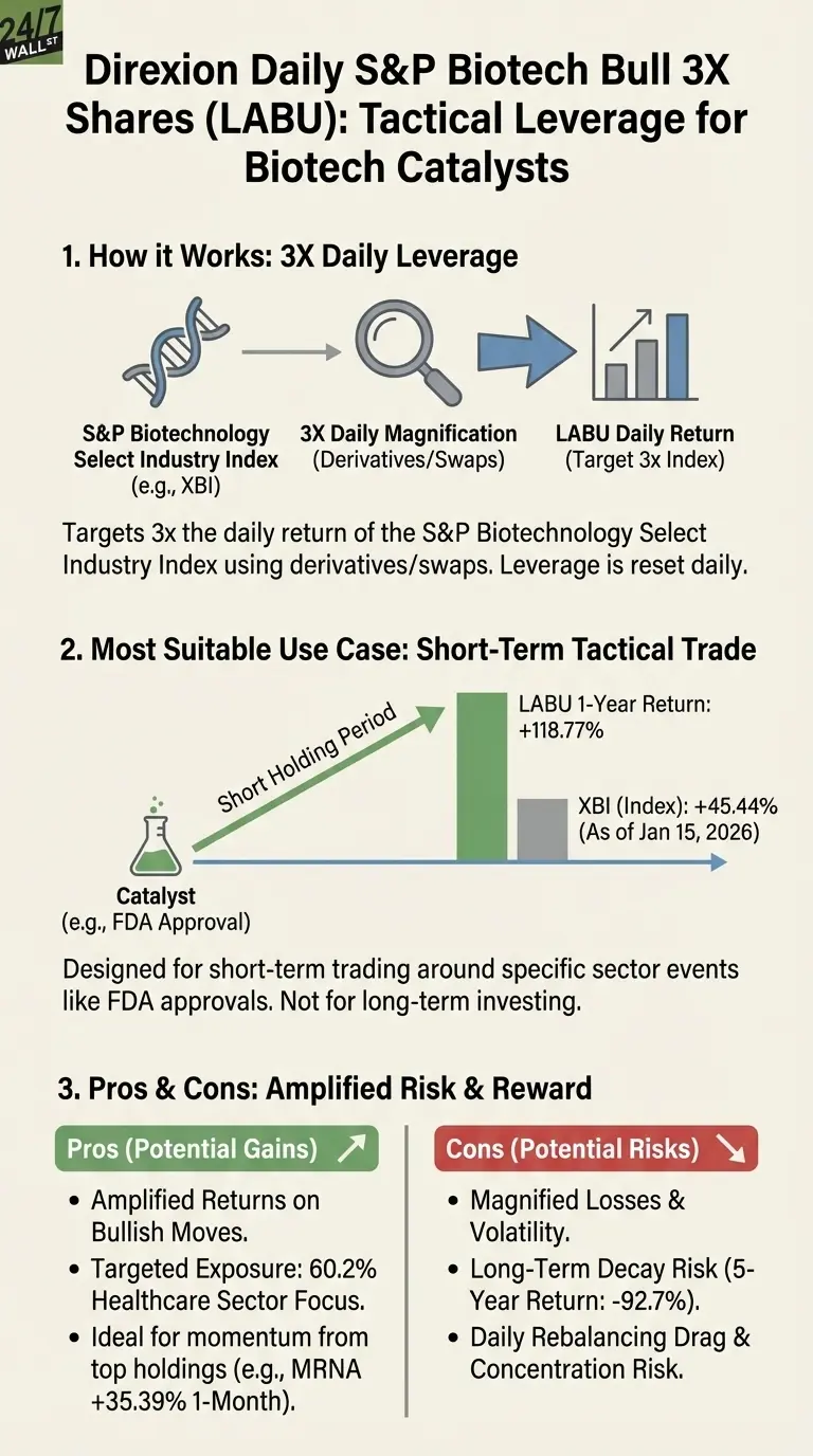 Triple-leveraged biotech ETF doubles as regulatory winds shift in 2026