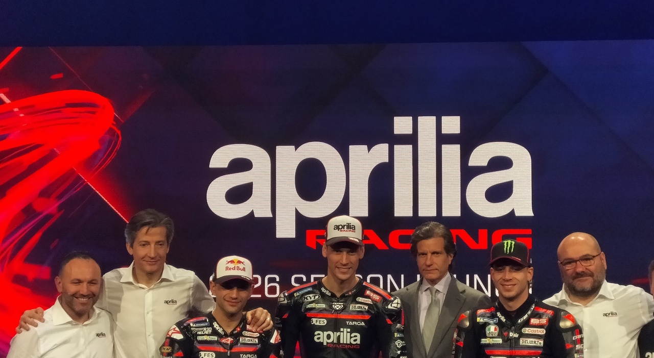 L'Aprilia presenta la nuova moto per la stagione 2026 di MotoGP ...