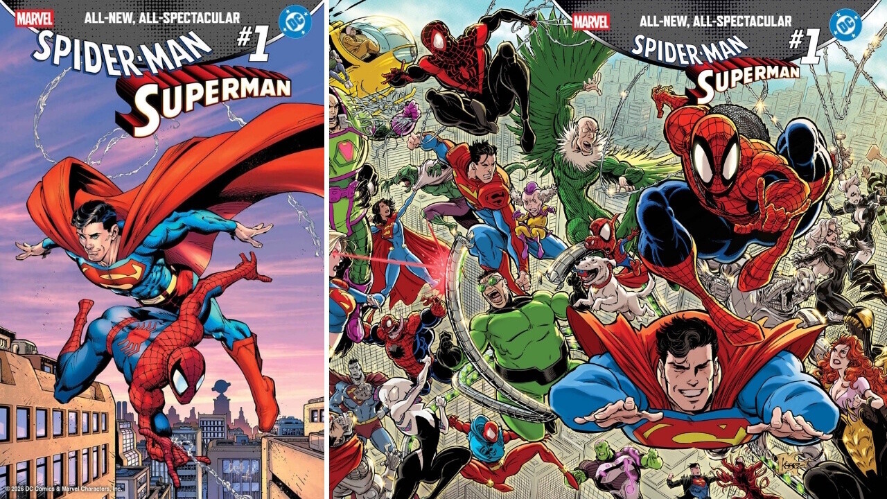 Marvel and DC are doing Spider-Man vs. Superman again, and the covers ...