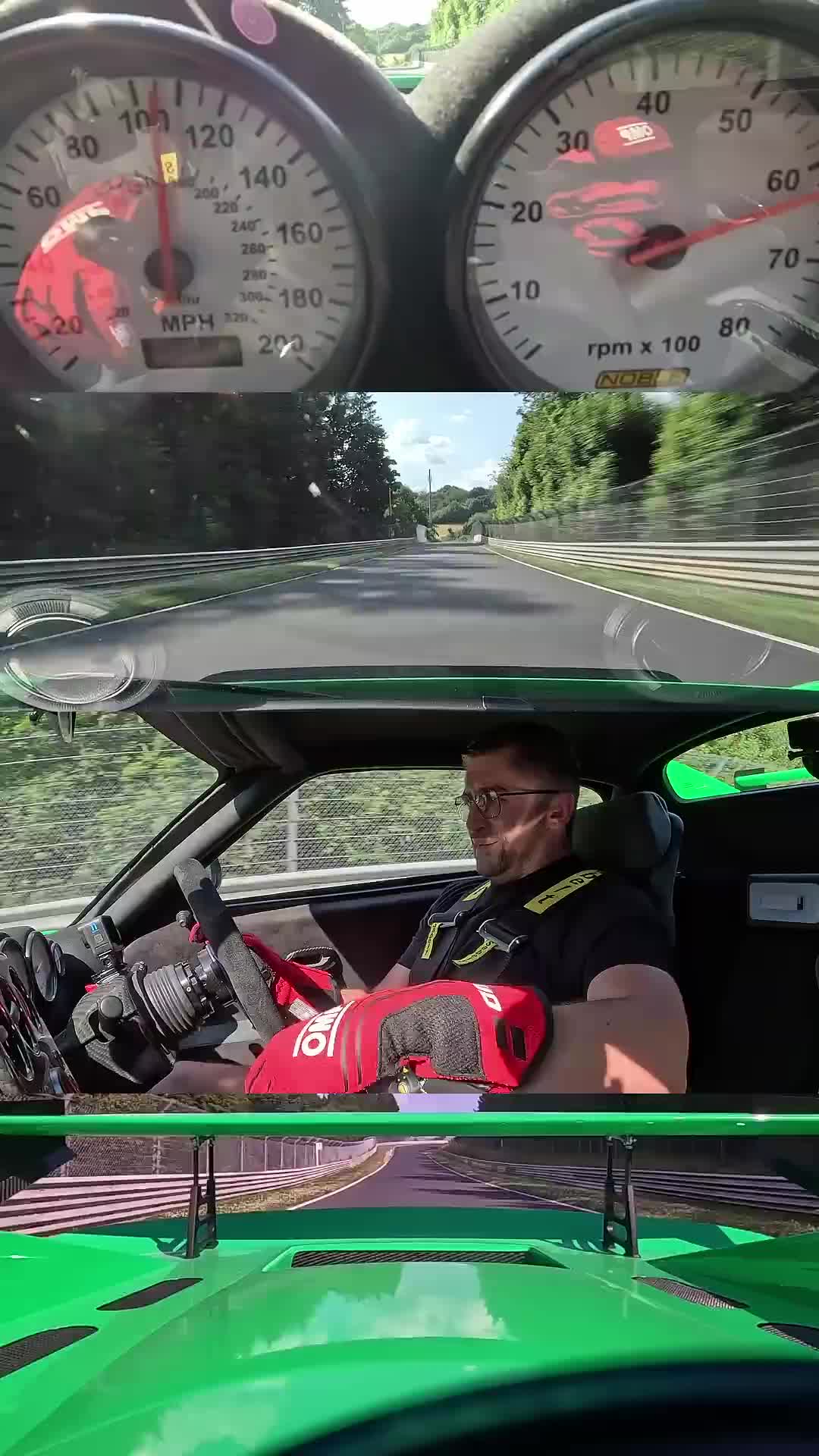 High-performance sports car tests advanced suspension