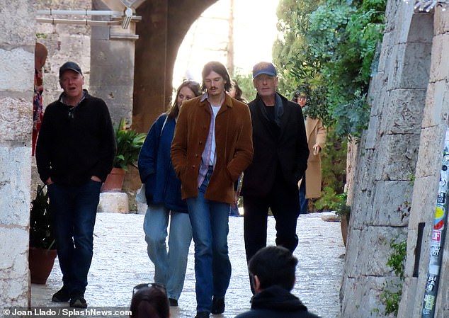 Pierce Brosnan and son Dylan enjoy stroll out in Majorca as the actor ...