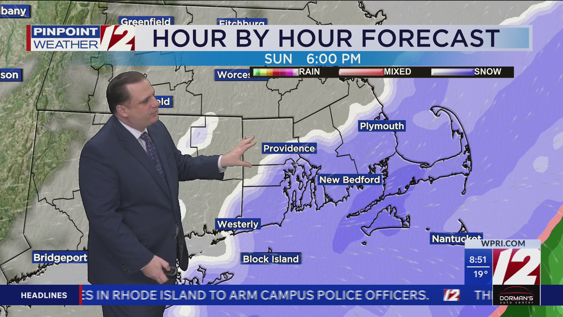 WPRI 12 weather forecast for 1/16/26: Frigid feel this morning; some ...