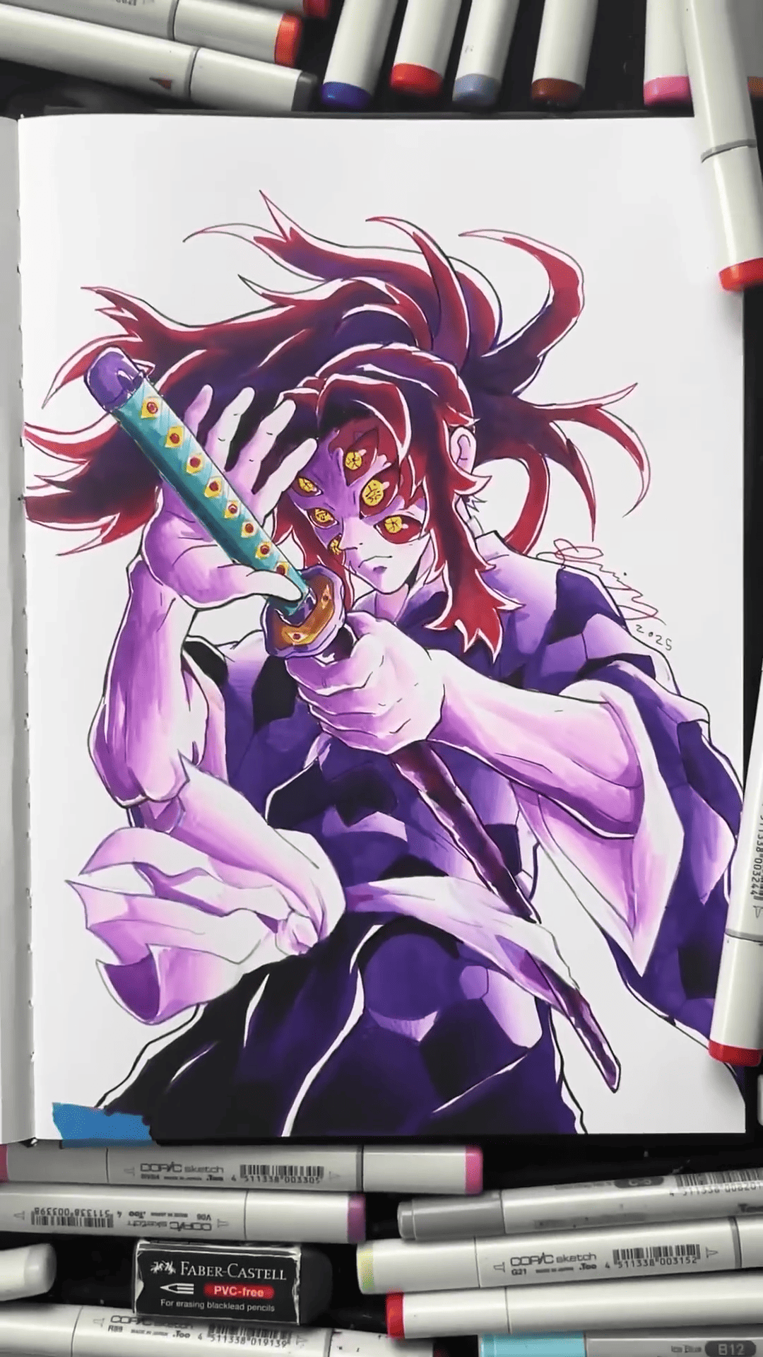 Creating smooth color transitions with markers