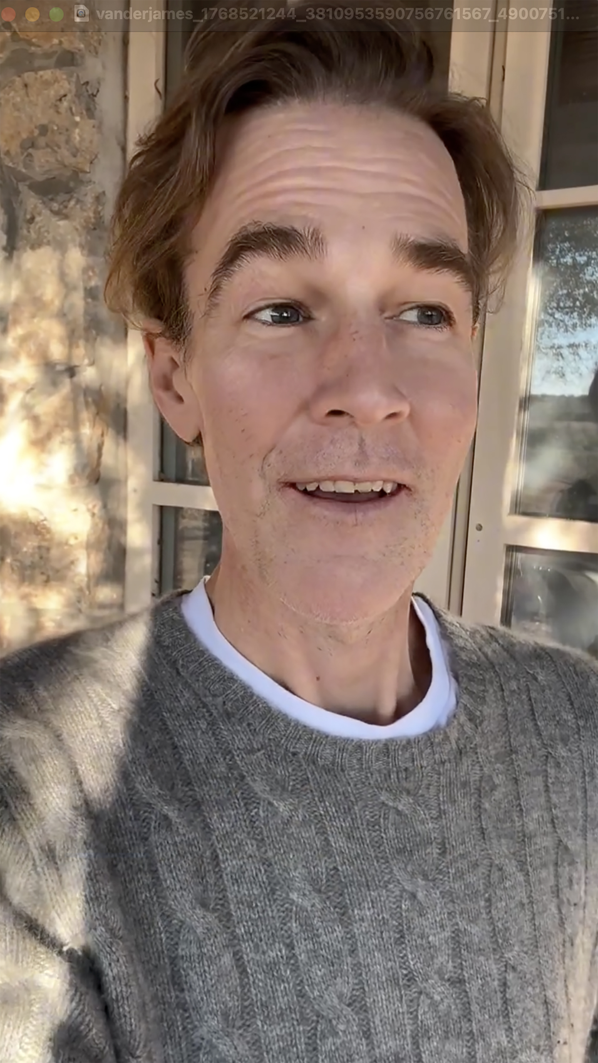 James Van Der Beek abandons 'impossible' New Year's resolutions during ...