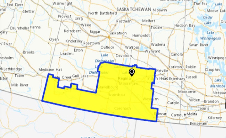 Highways closed around Regina amid 100 km/h winds, blowing snow