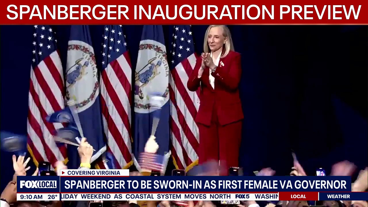 Spanberger to be sworn in as first female Virginia governor