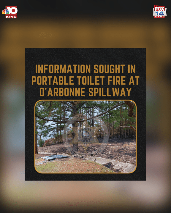 Union Parish Sheriff’s Office investigating portable toilet fire at ...